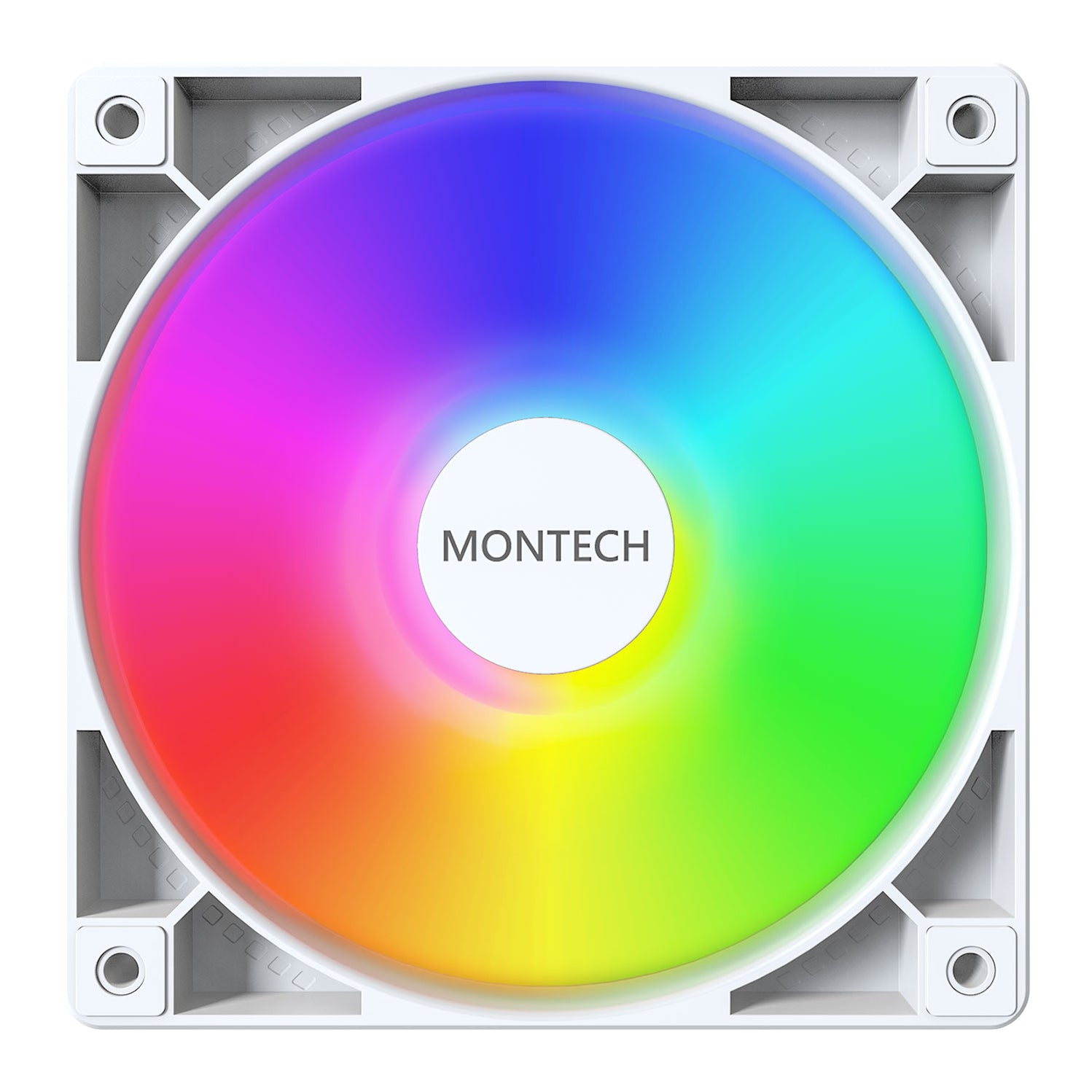 Montech GF120 ARGB 120mm White PWM Fan — Computer Orbit