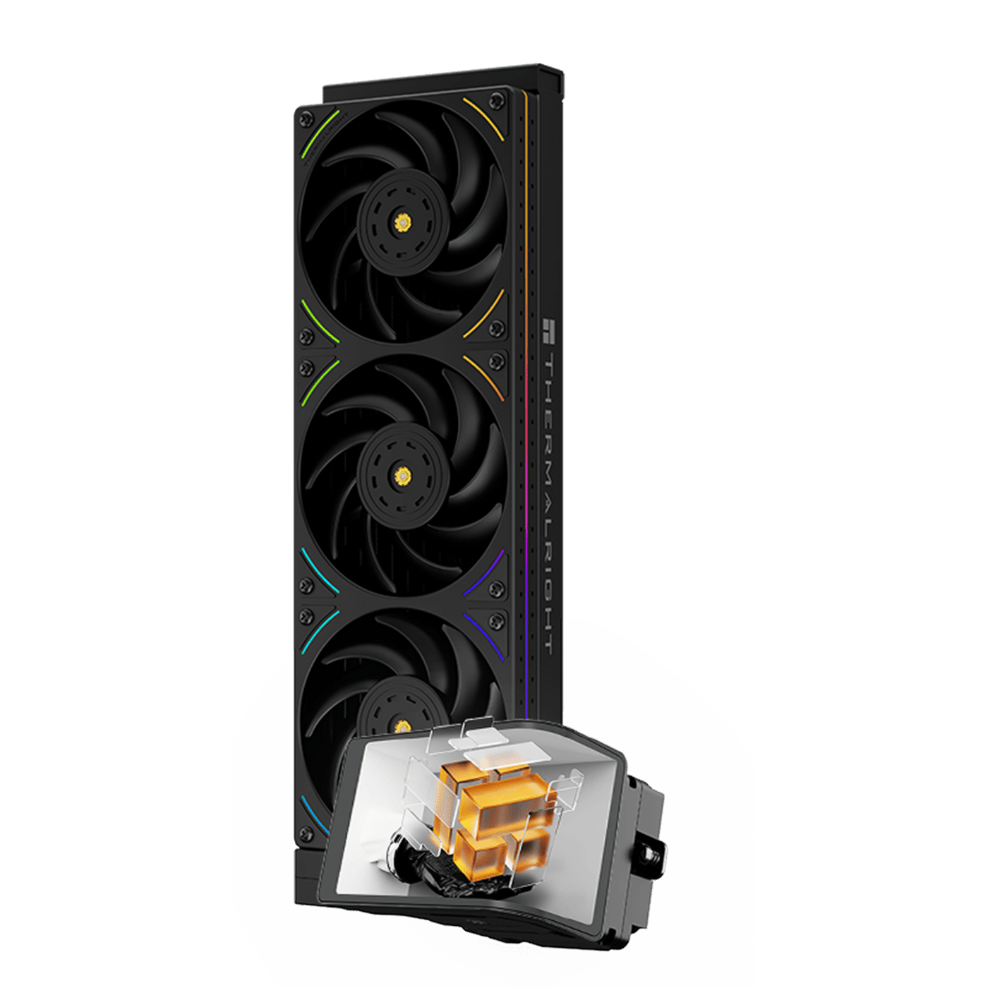 Thermalright Wonder Vision 360 UB ARGB Black OLED AIO Liquid Cooler ...