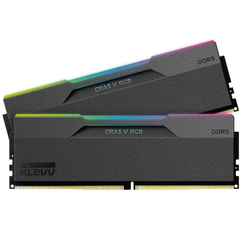 32GB (2x16GB) DDR5 6000MHZ CL30 KLEVV CRAS V RGB RAM Black — Computer Orbit